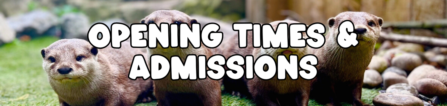 Opening times & Admissions – Exotic Zoo Telford